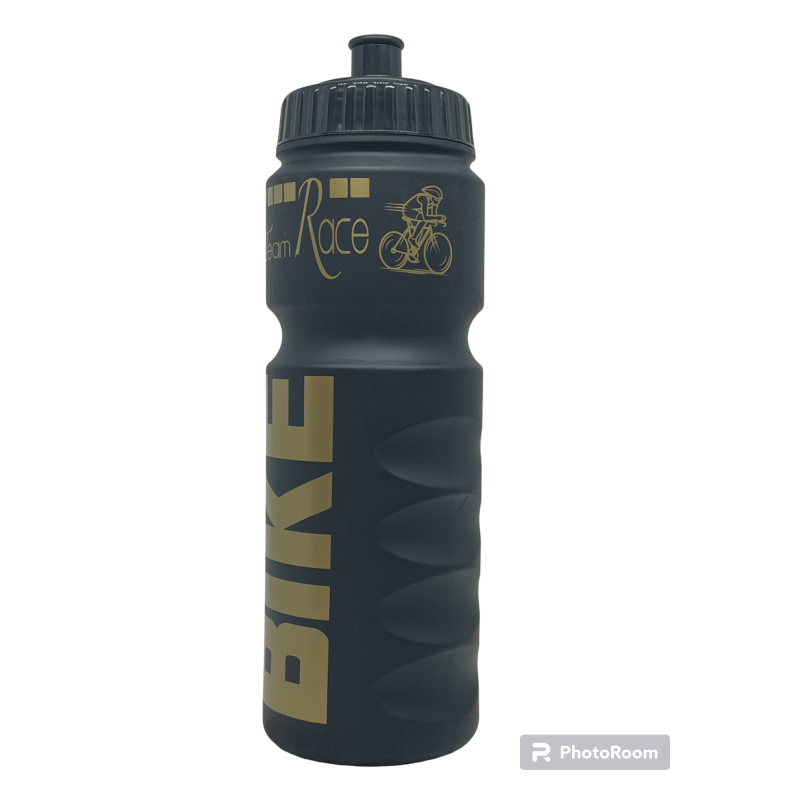 Bidon ULTEAM RACE BIKE - Black Matt GOLD - 750ml - PlaneteCycle