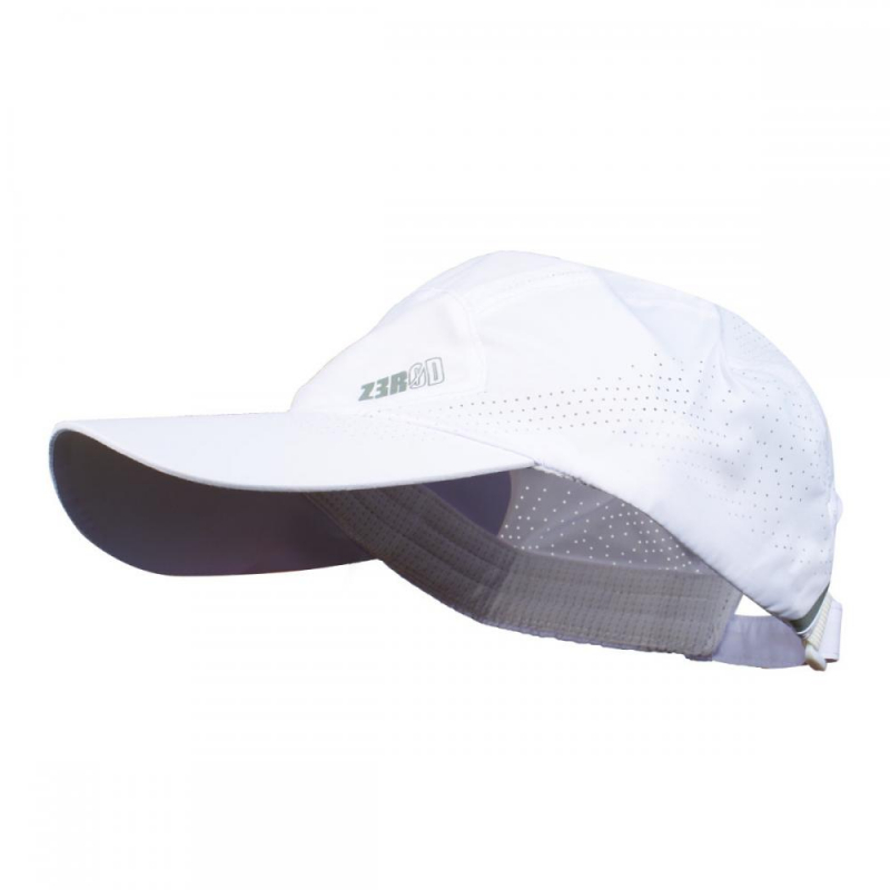ZEROD Running Cap White - PlaneteCycle